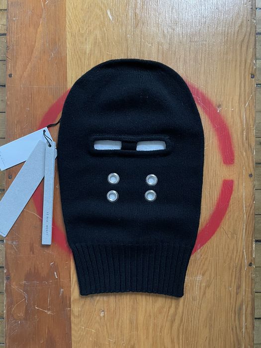 Rick Owens Rick Owens FW23 gimp balaclava mask | Grailed
