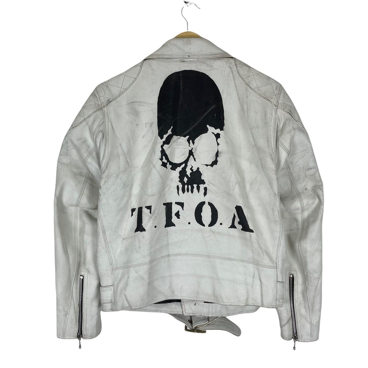 Japanese Brand 🔥T.F.O.A CROPPED HEADS BIKER TOKOFUKU DOUBLE COLLAR ...