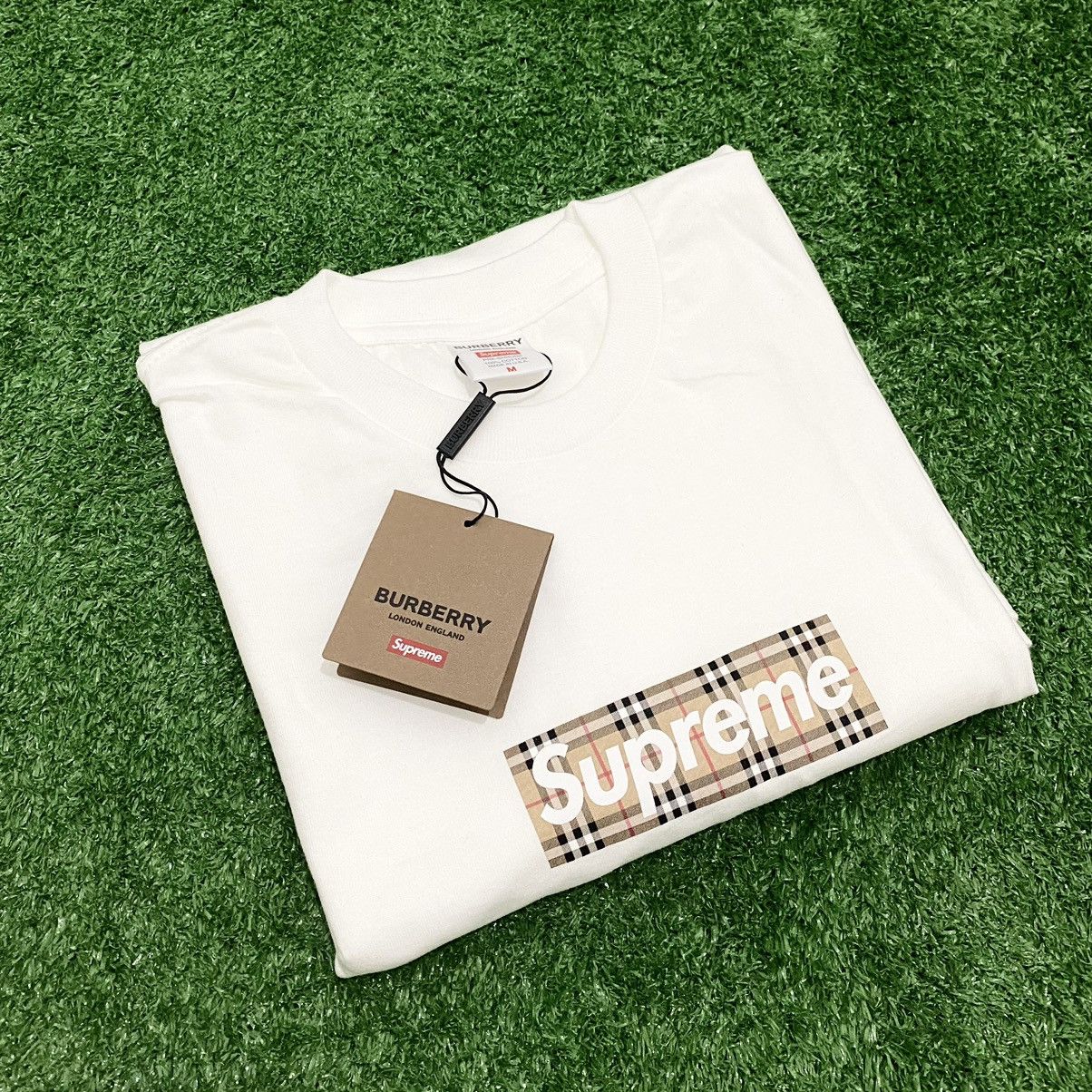 Supreme BURBERRY LONDON X SUPREME 'Box Logo' S/S '22 NOS Nova Check ...