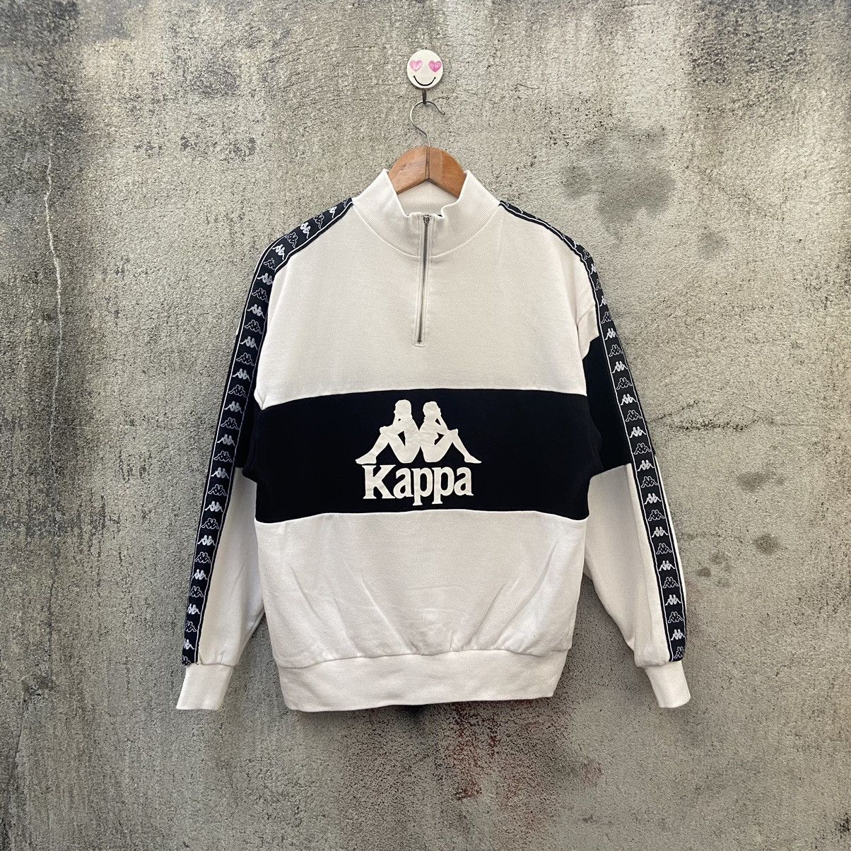 Kappa × Vintage Vintage 90s Kappa Side Tape Sweatshirt | Grailed
