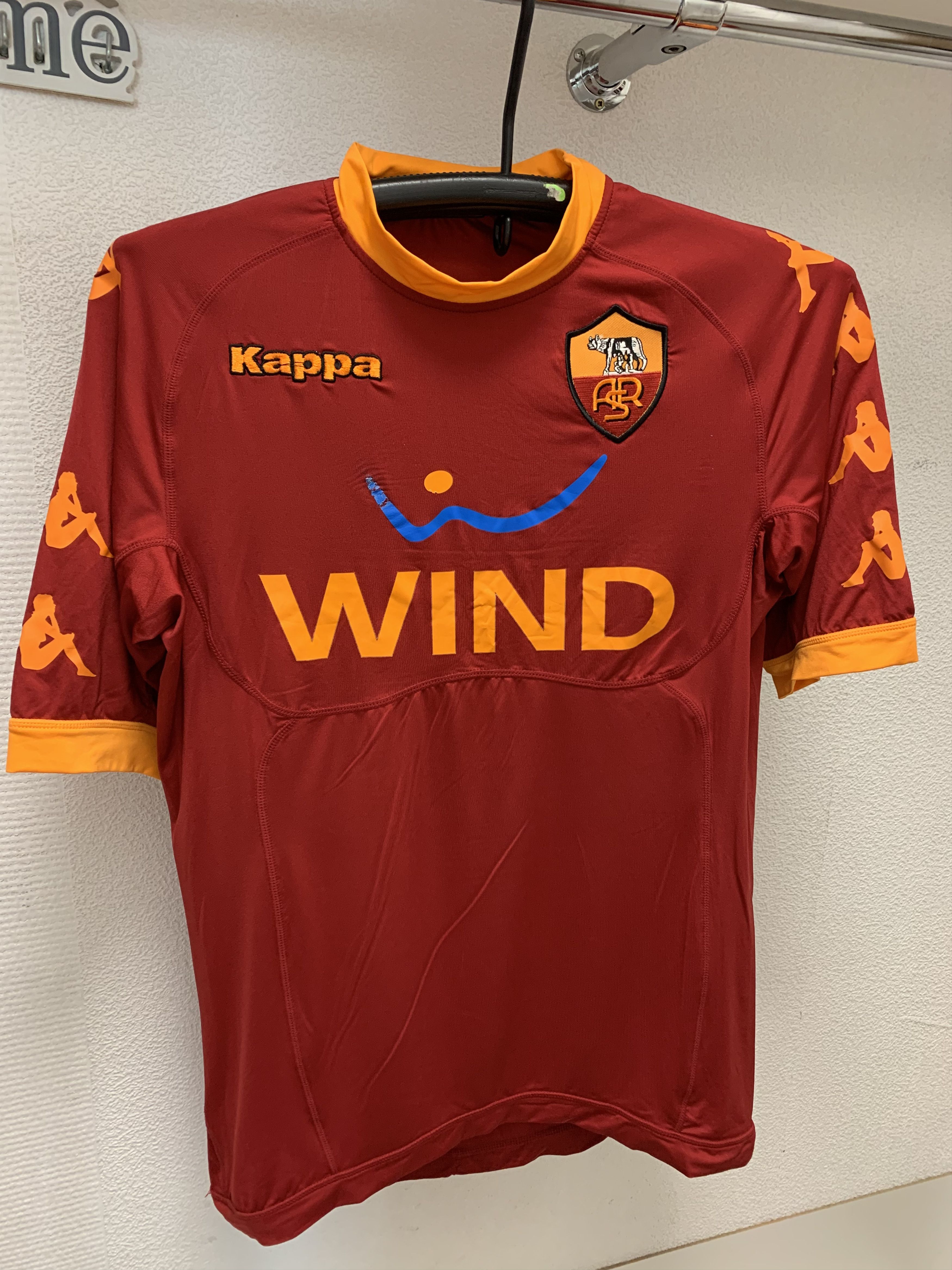 Soccer Jersey Roma kappa soccer jersey M wind | Grailed