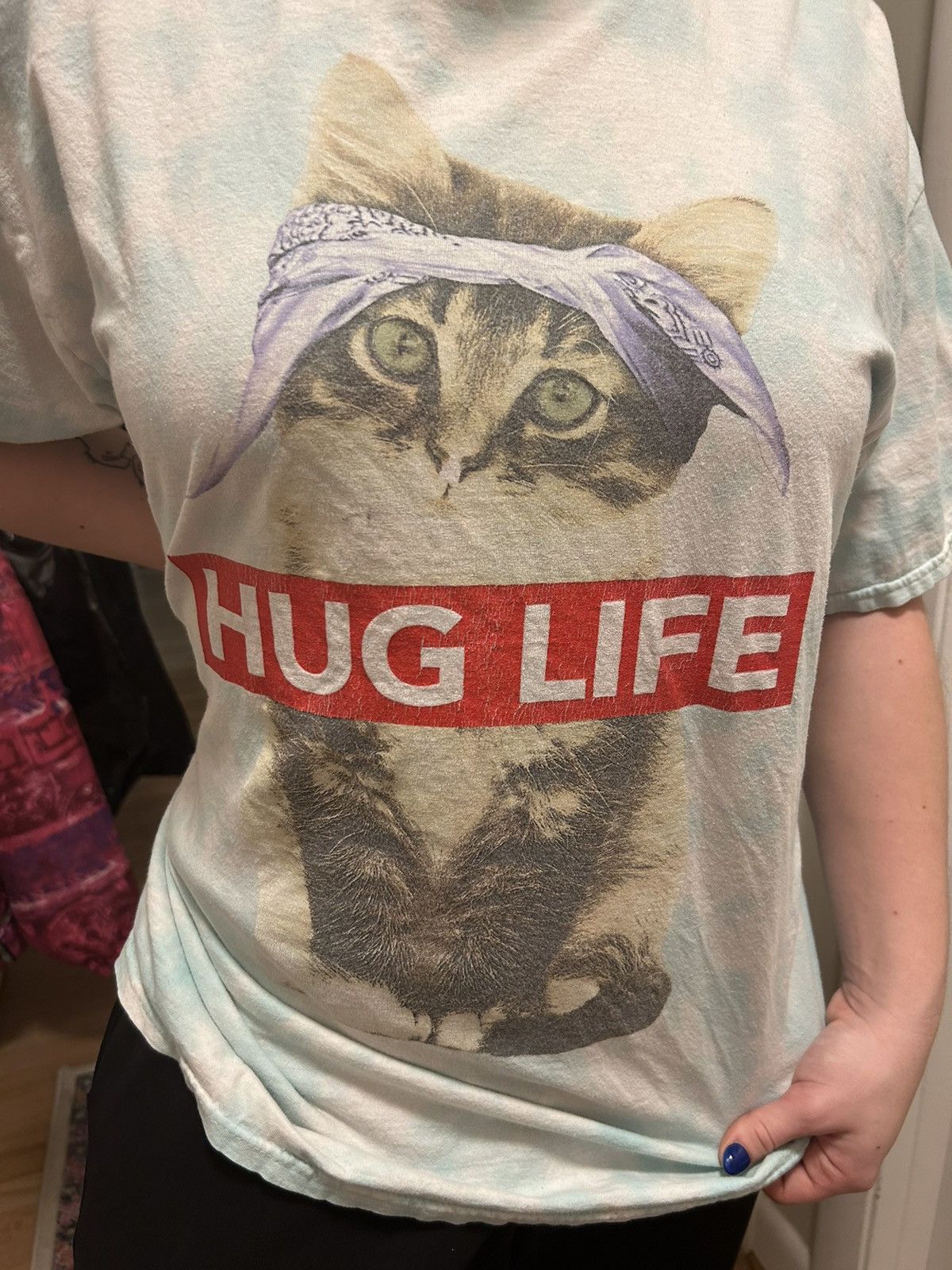 Custom × Rare × Streetwear Unique “Hug Life” / Tupac Inspired & Red ...