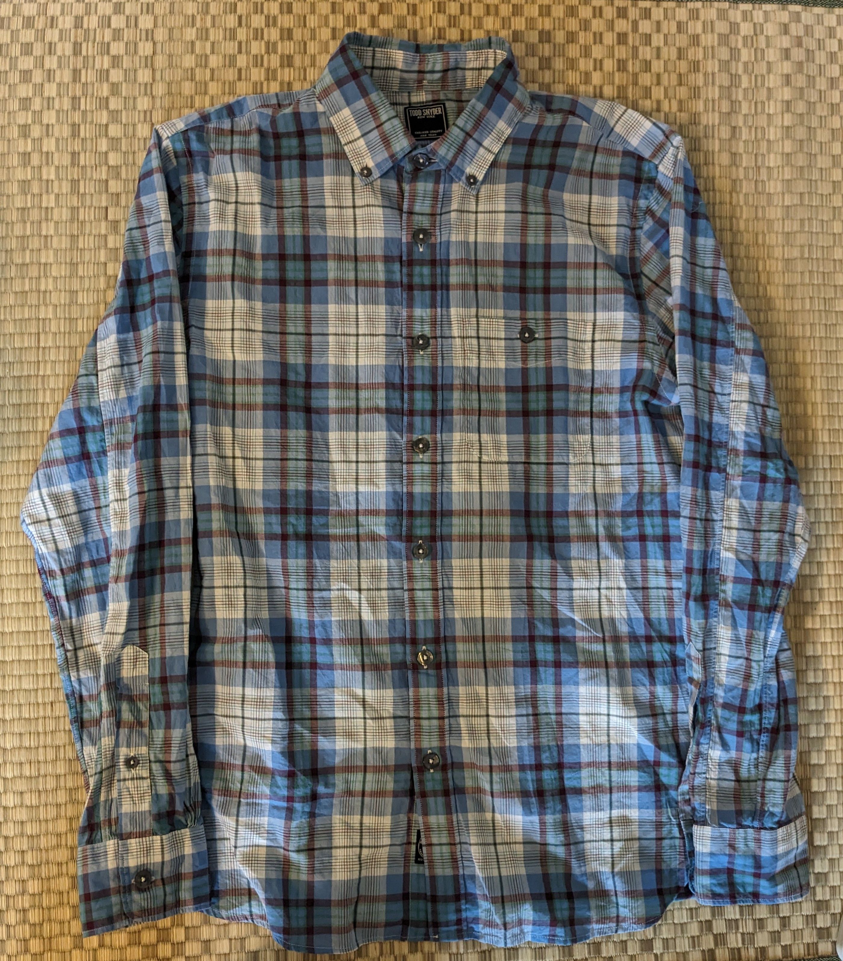 Todd Snyder Todd Snyder Thin Flannel Shirt Made in Portugal | Grailed