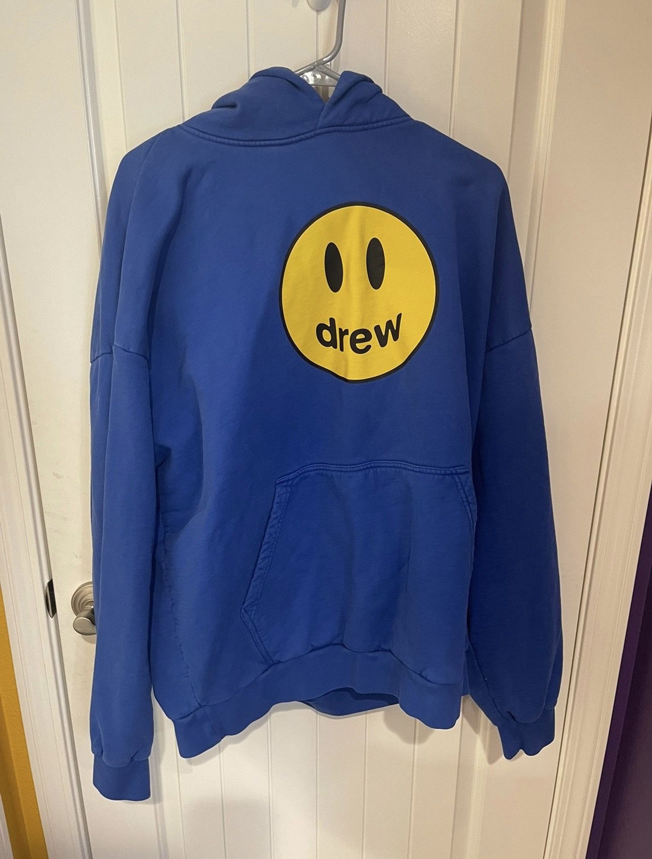 Drew House × Justin Bieber ⭐️ Drew House Blue Mascot Hoodie ⭐️ | Grailed