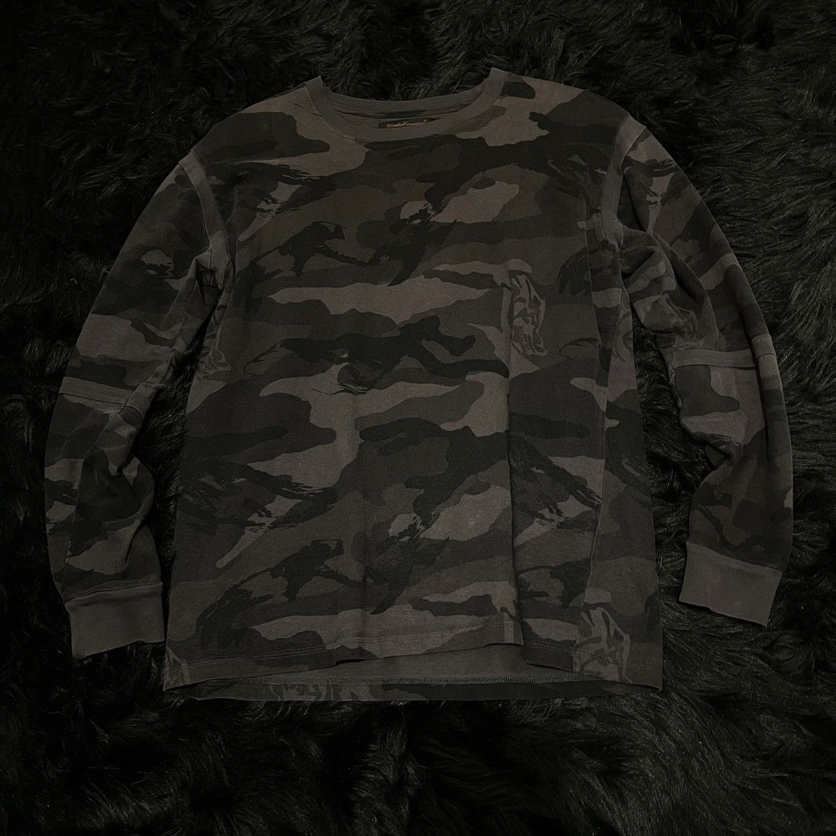 Undercover AW03 Paper Doll Osama Bin Laden/Bush Camo Longsleeve | Grailed