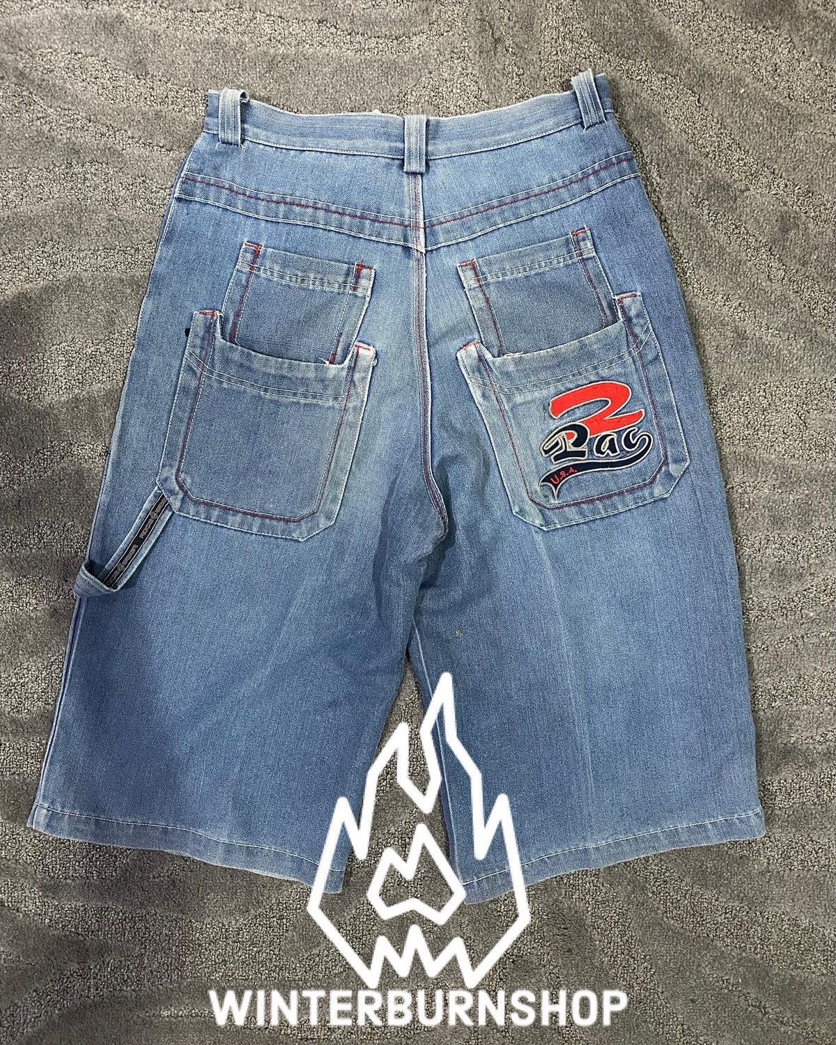 Rocawear × Vintage Rocawear 2pac jorts pant | Grailed