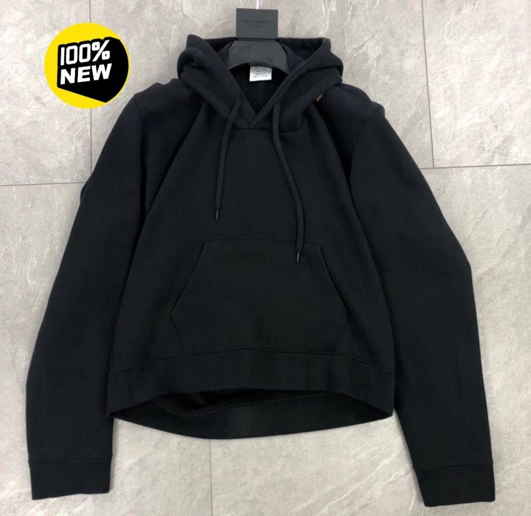 Vetements Vetements VTM Black Hoodie Minimalist | Grailed