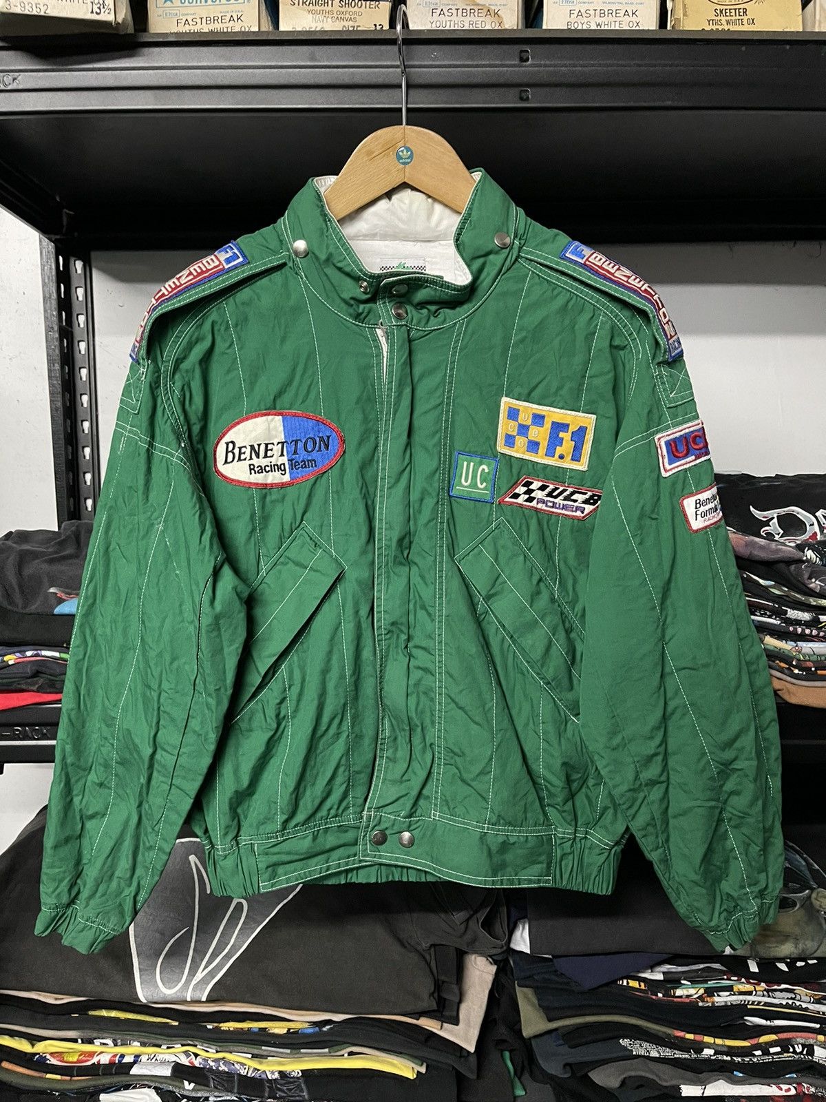 Benetton × Racing × Vintage Vintage Beneton F1 Racing Team Jacket ...