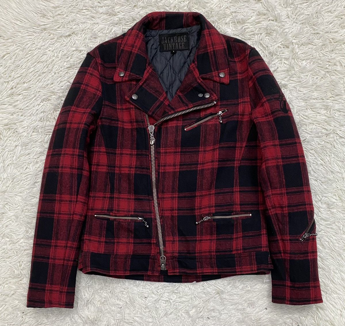 Jack Rose × The Rolling Stones The Rolling Stones Wool Blend Quilted ...