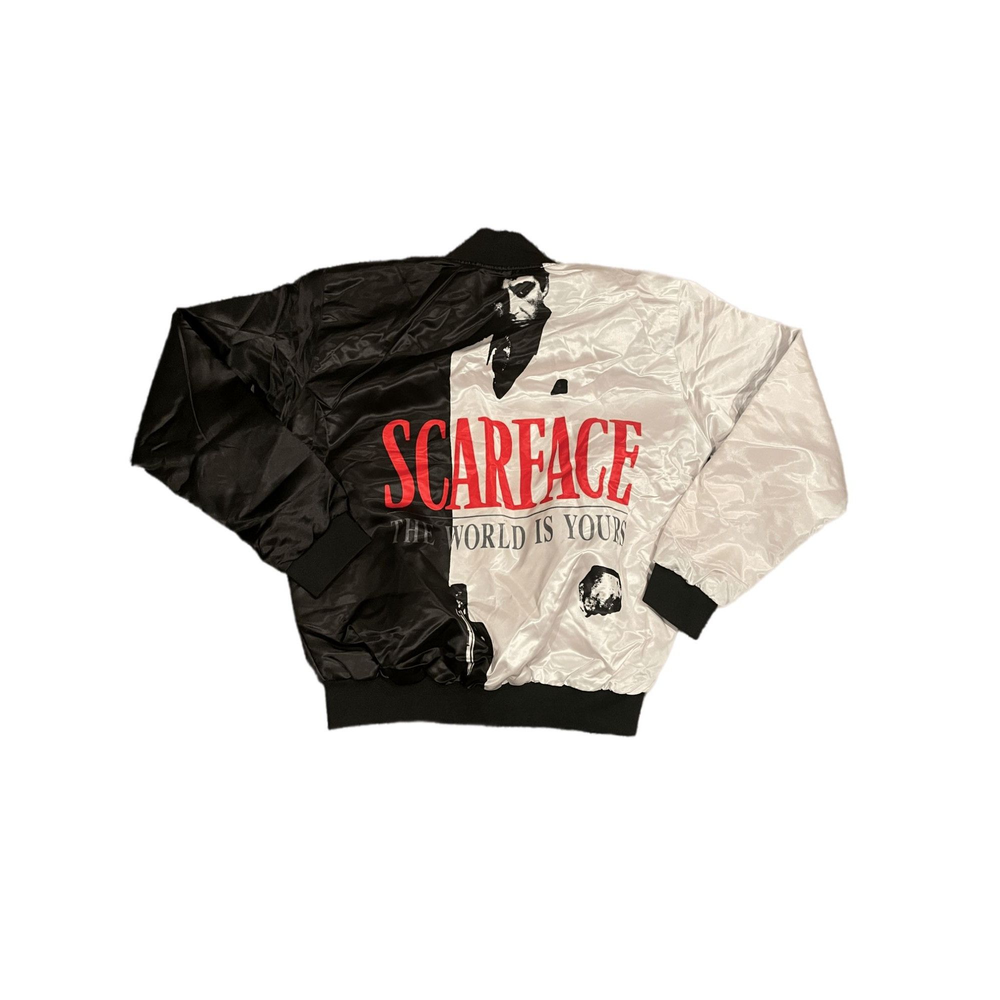 Movie × Streetwear × Vintage Rare Scarface Tony Montana Satin Jacket ...