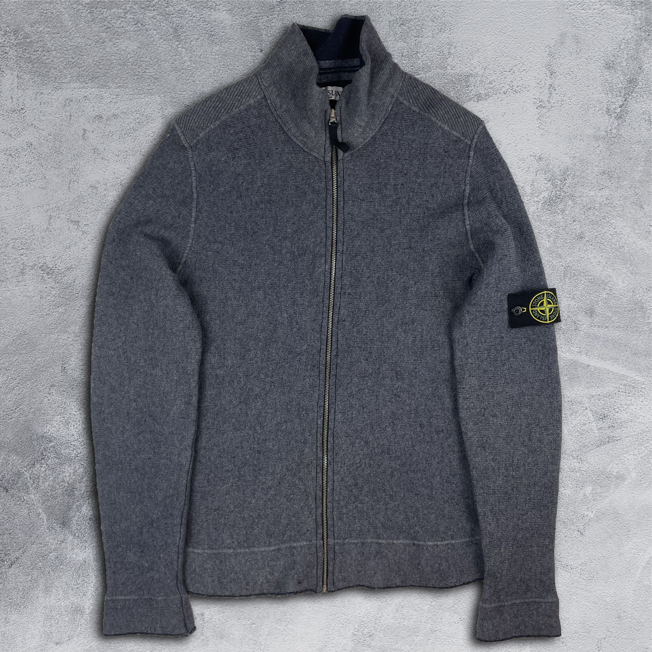 Stone Island Stone Island Full Zip Vintage Sweater | Grailed