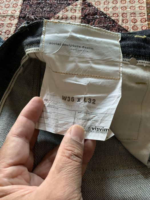 Visvim Raw Selvedge Denim Jeans | Grailed