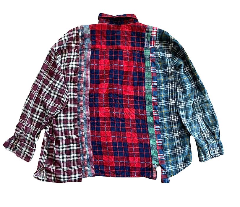 Needles Needles Rebuild by Needles 7-cut Flannel Shirt | Grailed