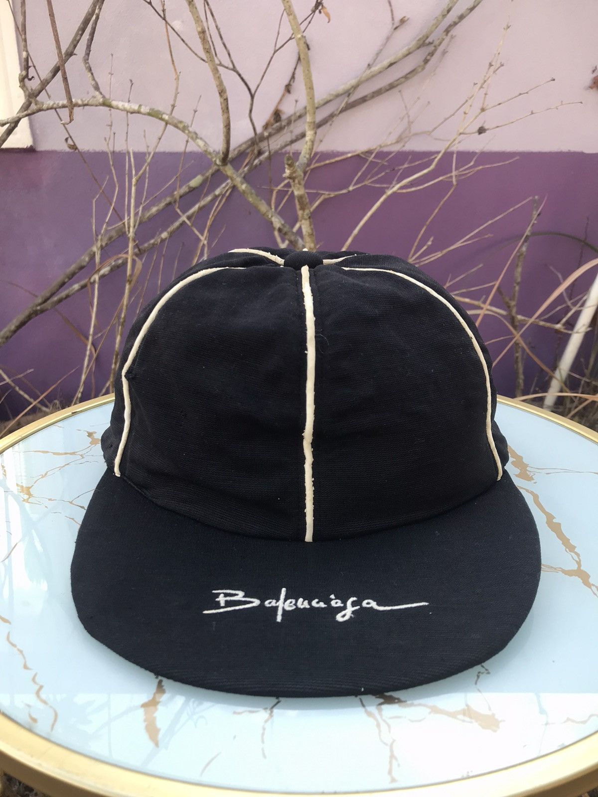Balenciaga × Vintage Vintage Distressed Balenciaga Cap | Grailed