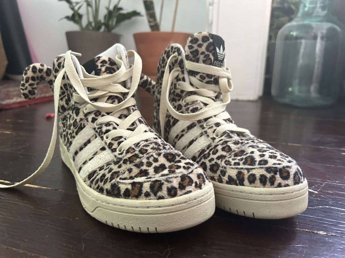 Adidas Adidas Jeremy Scott Leopard Tail Sandstorm | Grailed