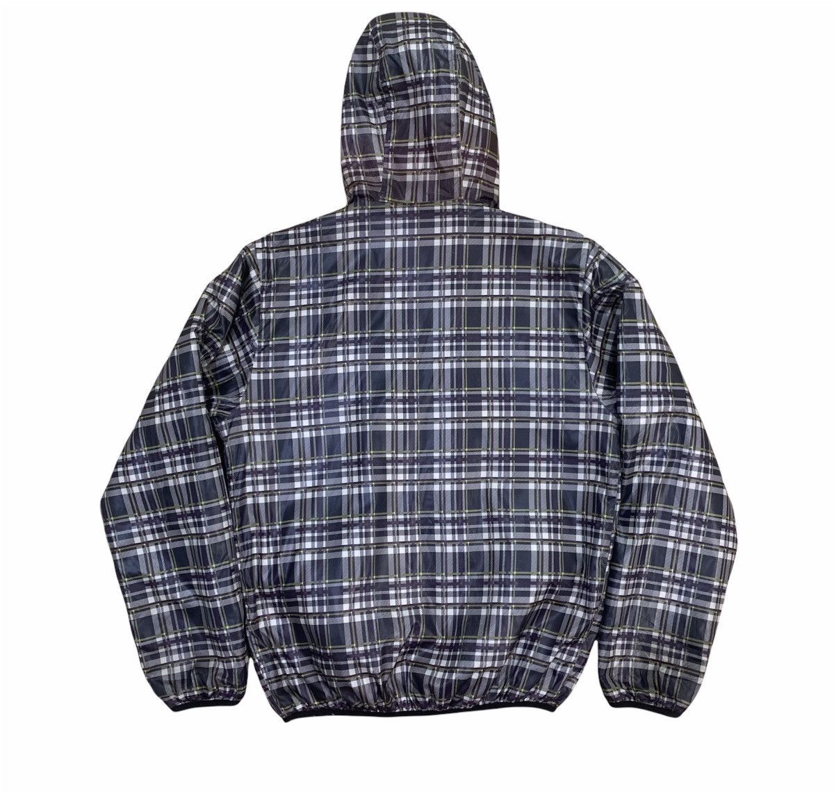 Quicksilver QUIKSILVER Reversible Full Zip Tartan Bomber Hoodie Jacket ...