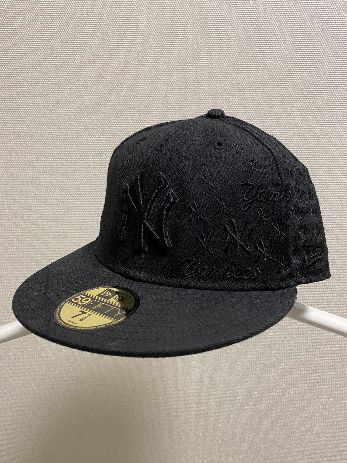 New Era New Era NYC Yankees Black Monogram Cap | Grailed