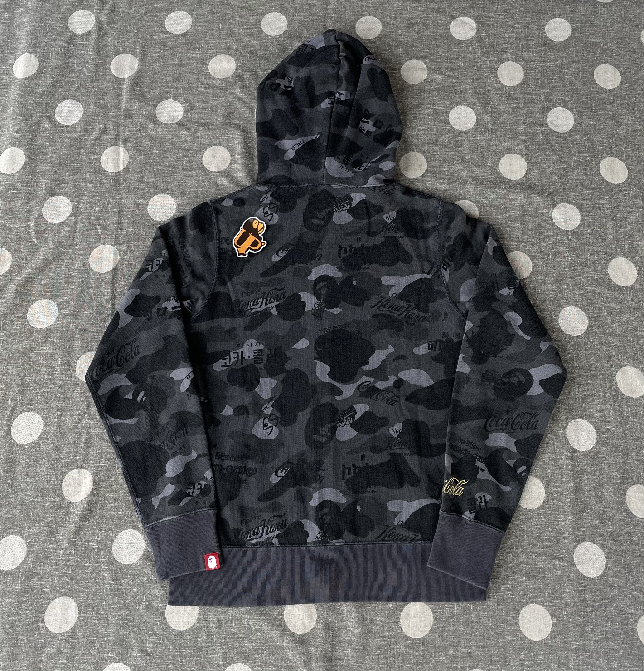 Bape × Coca Cola Bape x Coca Cola Ape Head Fullzip Hoodie | Grailed