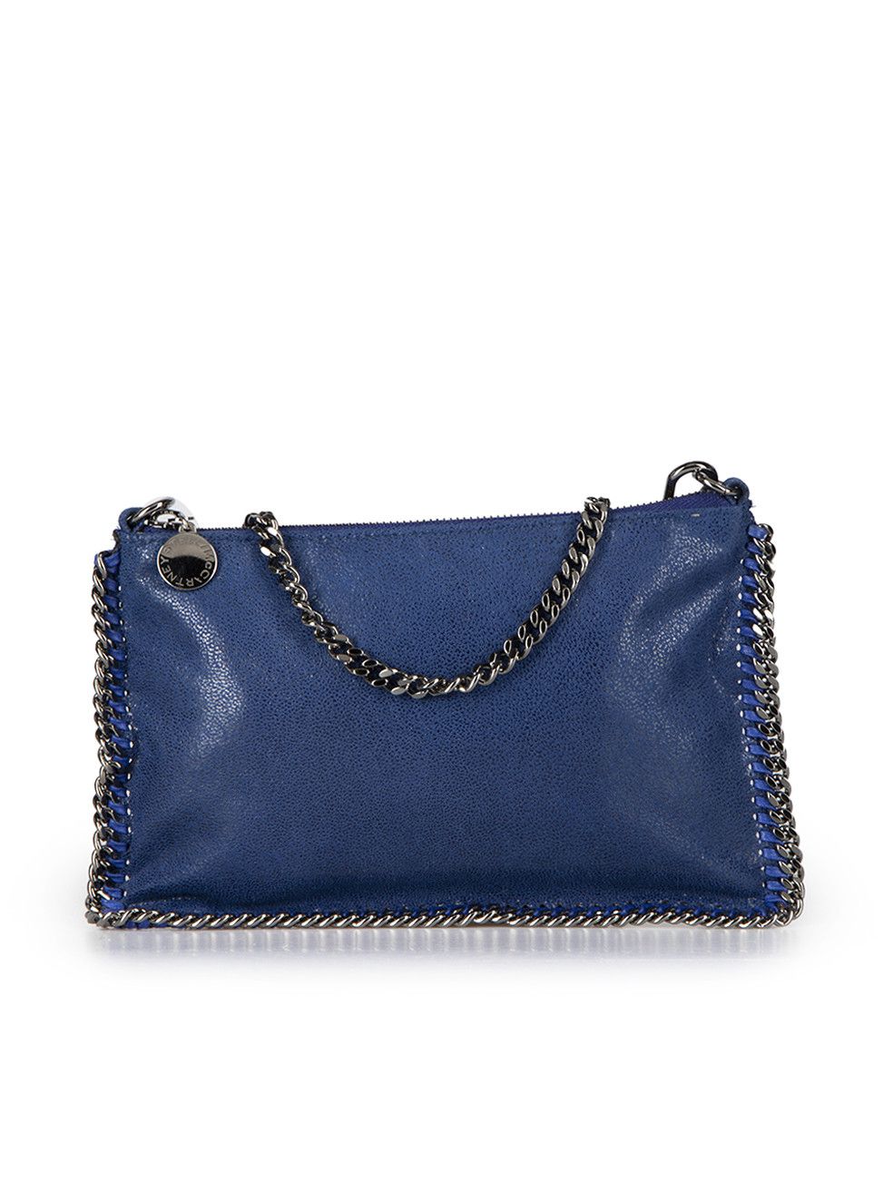 Stella McCartney Blue Faux Suede Falabella Mini Shoulder Bag | Grailed