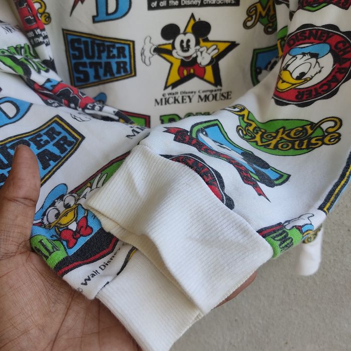 Vintage Vintage Mickey's Donald Super Star Full Print Sweatshirt | Grailed