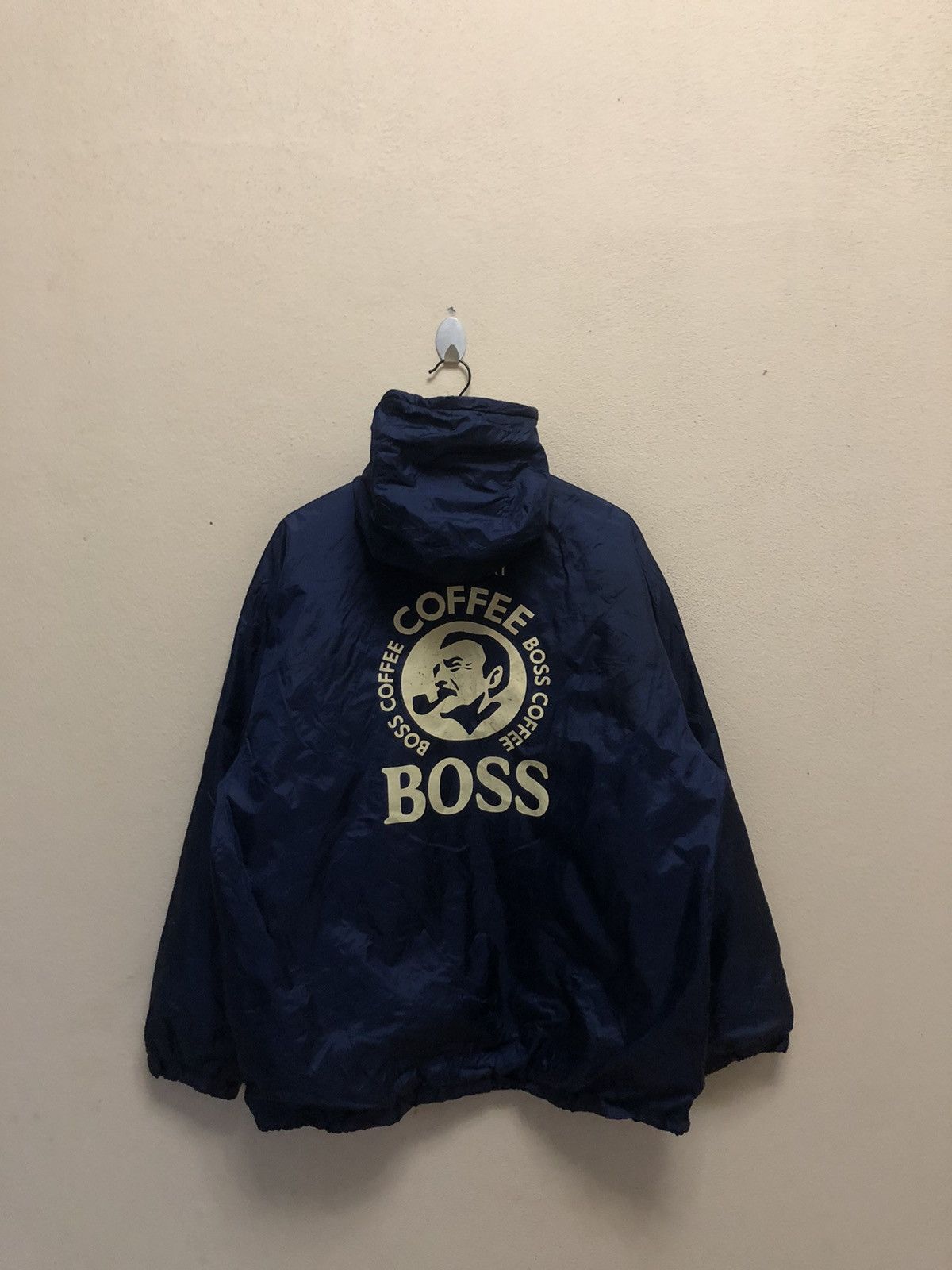 Vintage Vintage Suntory Boss Coffee Big Logos Coach Jacket | Grailed