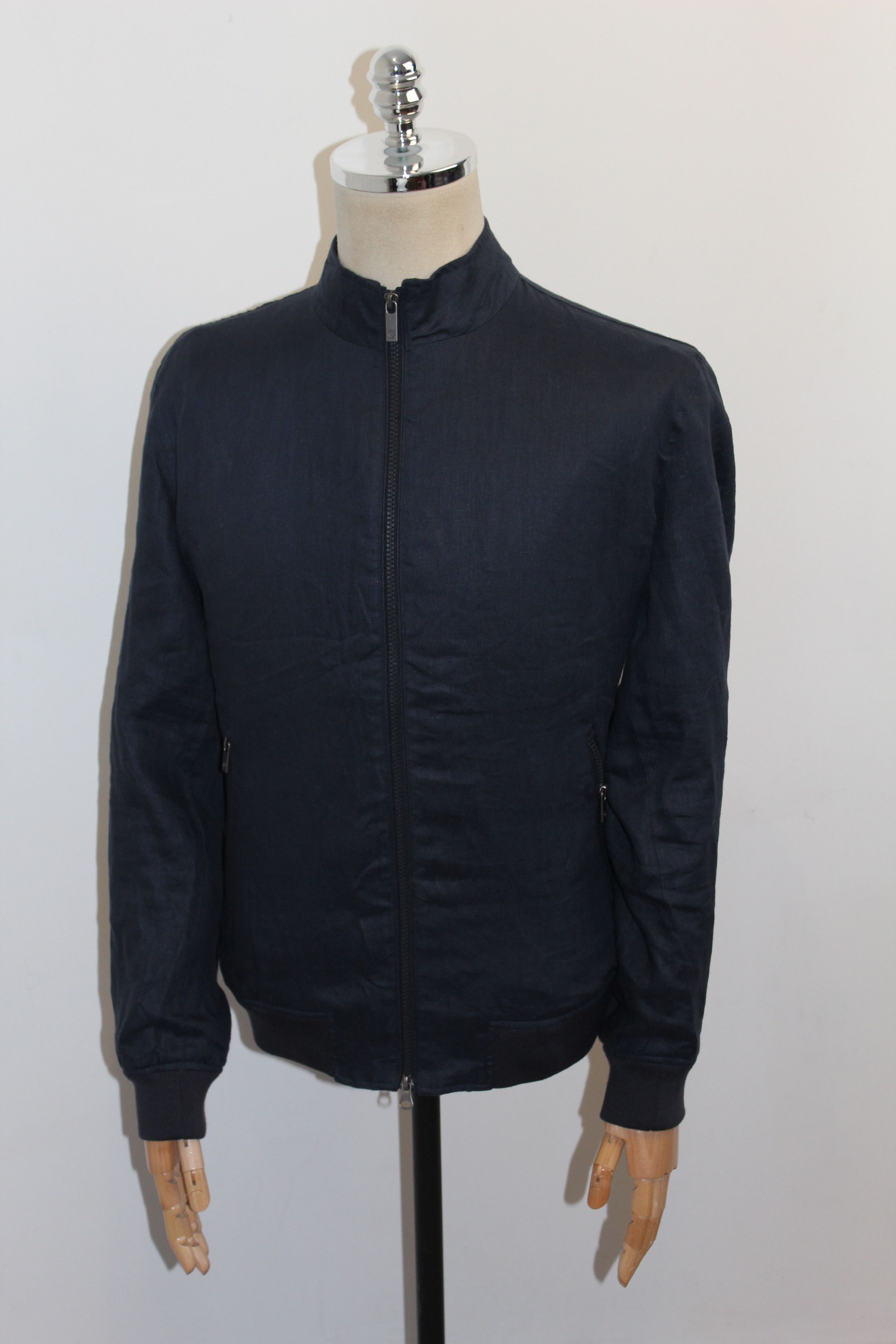 Massimo Dutti MASSIMO DUTTI Linen Bomber Jacket | Grailed