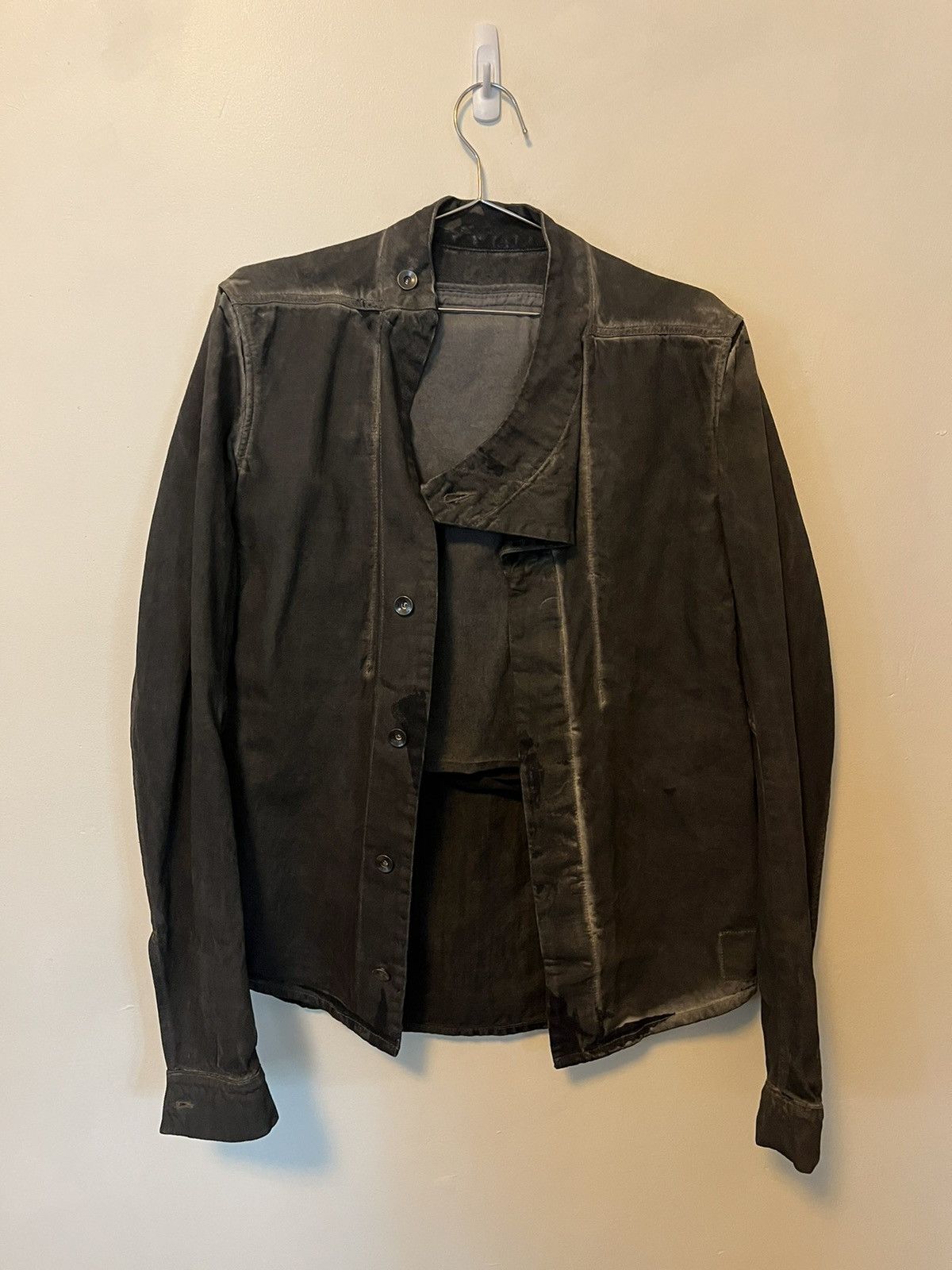 Rick Owens Drkshdw Rick Owens DRKSHDW denim slave jacket | Grailed