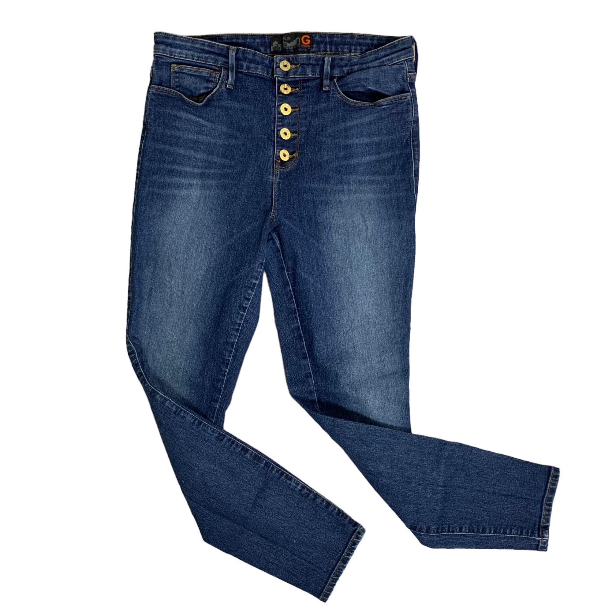 Guess Guess Button Fly Skinny Jeans Jeggings 31 Med Wash 5 Pocket | Grailed