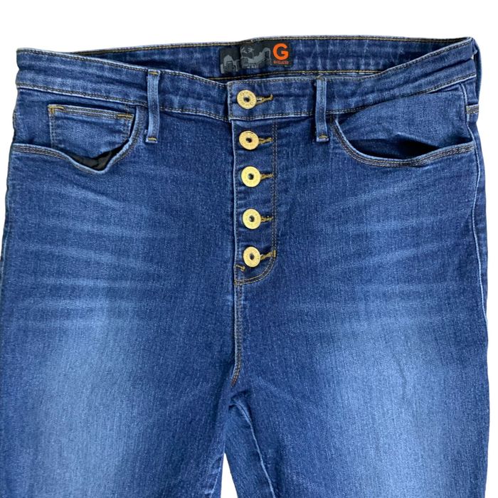 Guess Guess Button Fly Skinny Jeans Jeggings 31 Med Wash 5 Pocket | Grailed