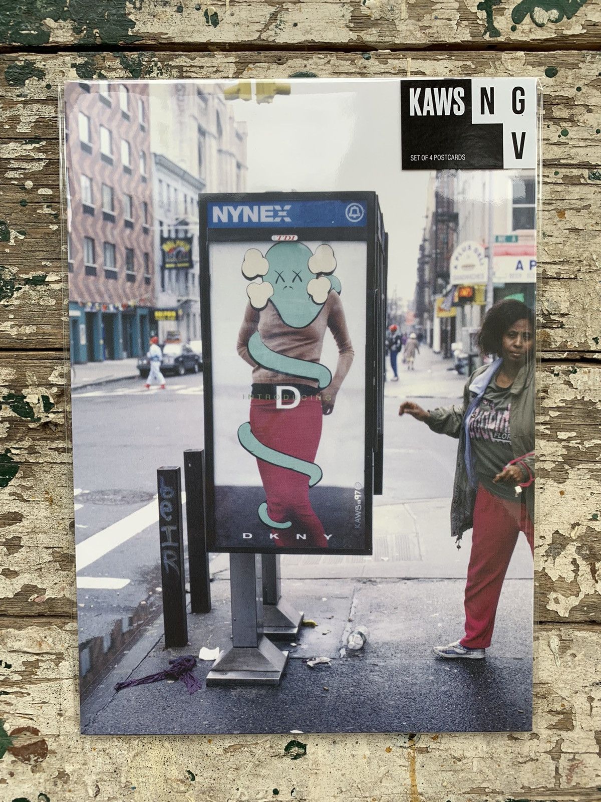 Kaws KAWS X NGV POSTCARD SET OF 4 - PHONE SHELTERS SERIES | Grailed