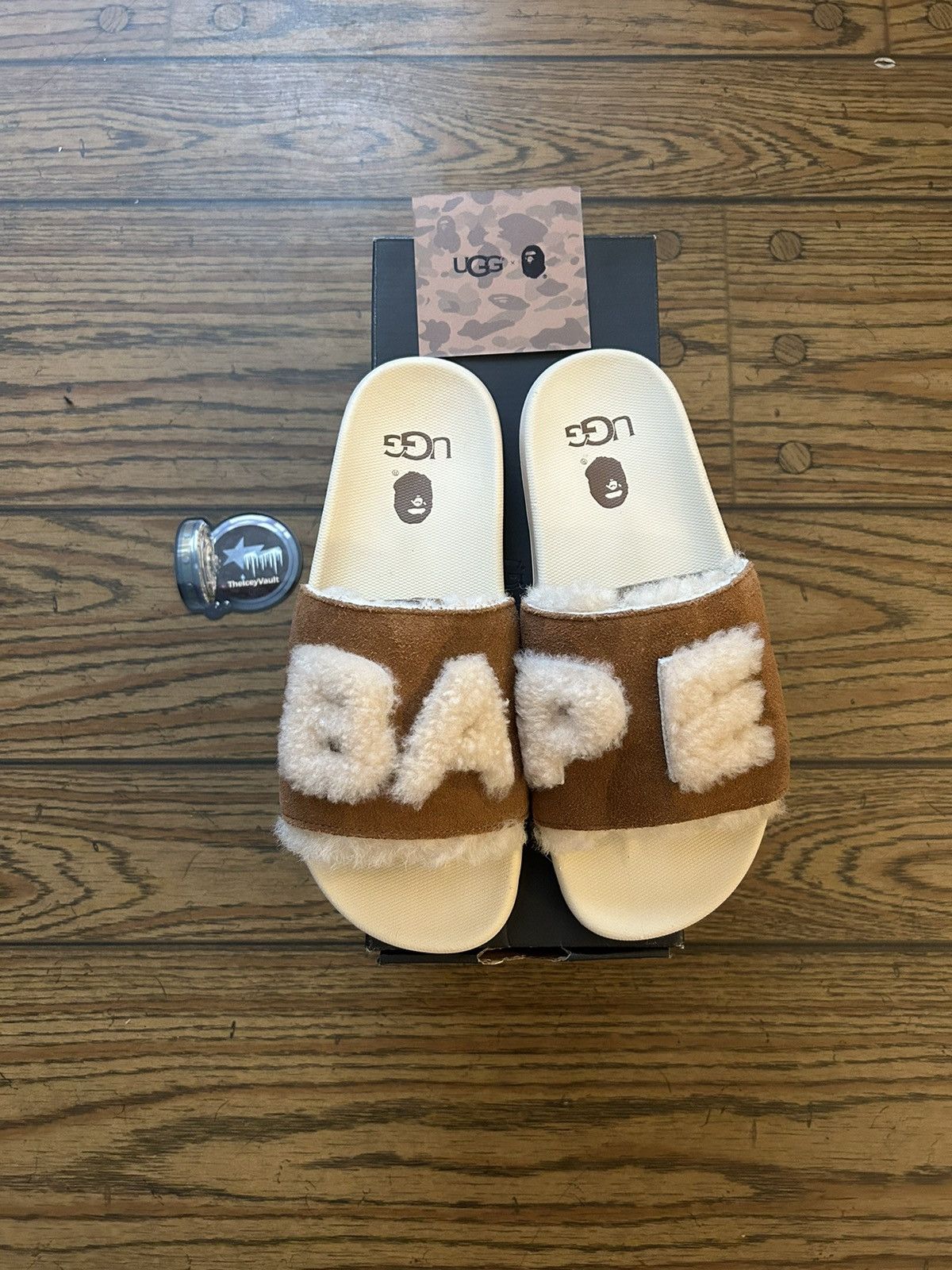 Bape × Ugg Bape x UGGS Fur Slides | Grailed