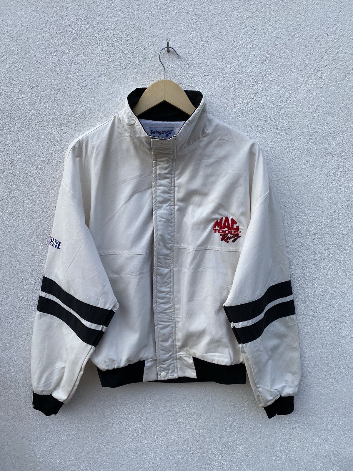 NASCAR × Vintage Vintage Nascar Mac Tools Racing Swingster jacket | Grailed