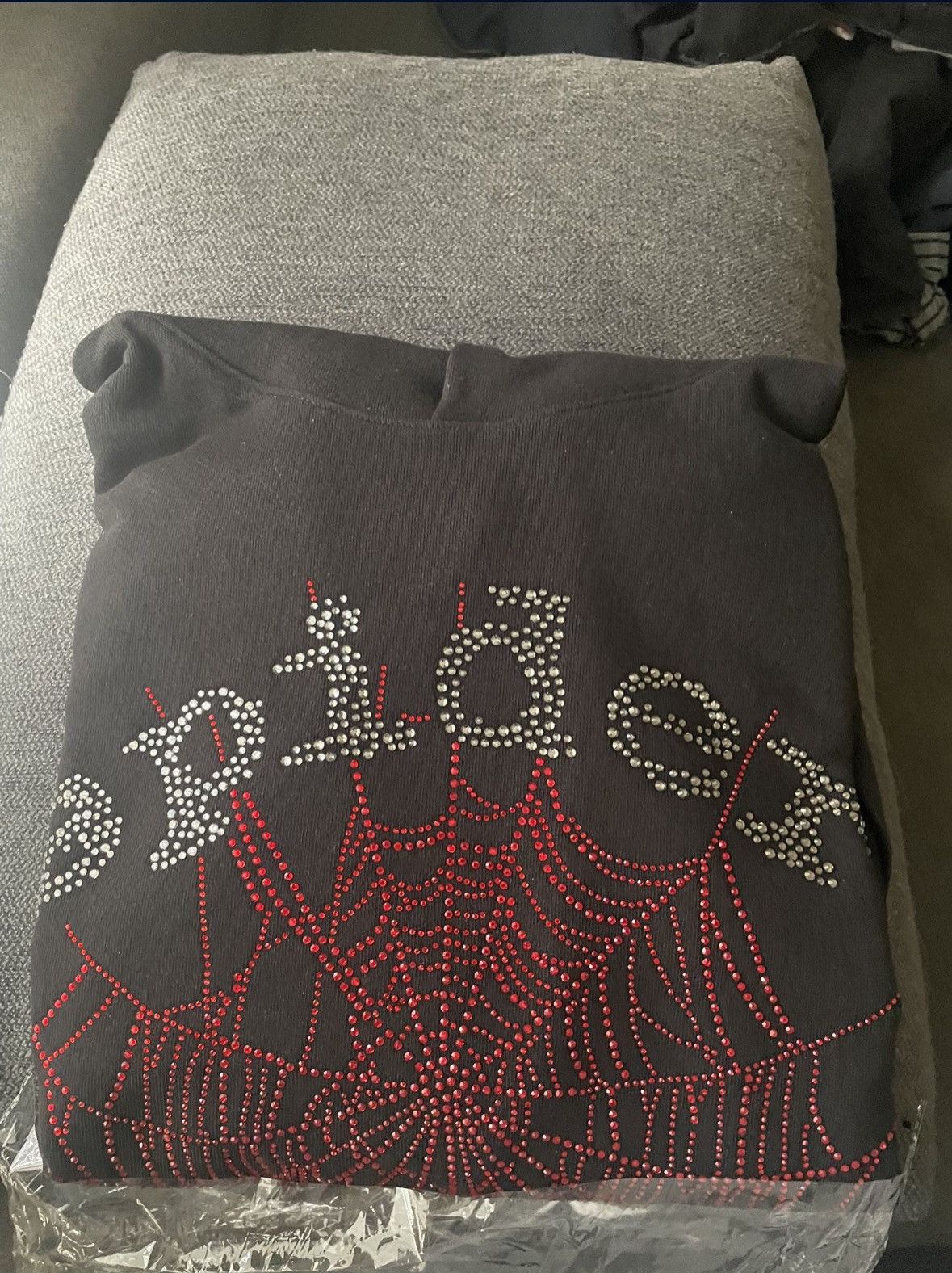 Spider Worldwide OG Rhinestone Sp5der Hoodie | Grailed