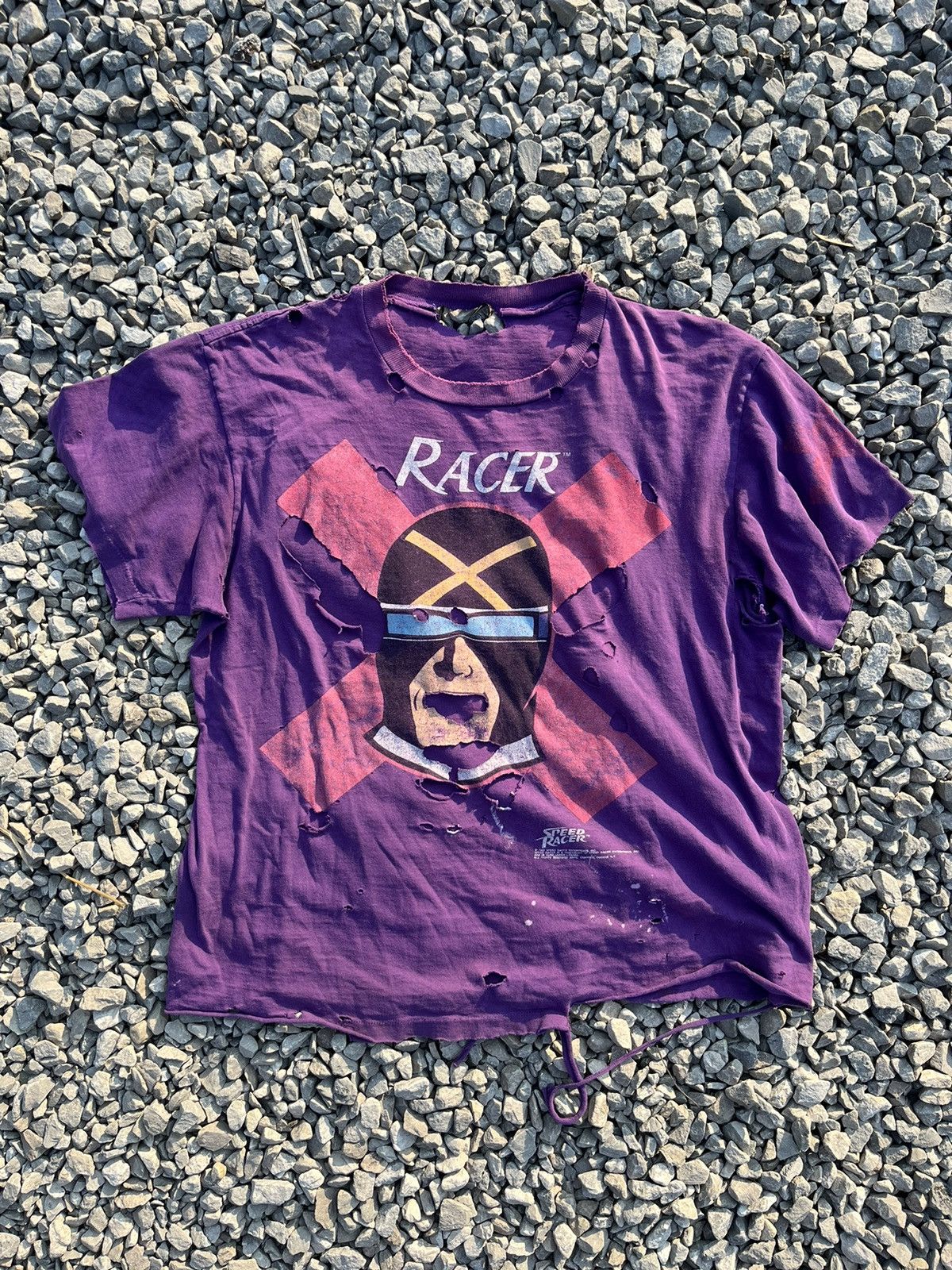 Vintage Vintage 1992 Speed Racer X T Shirt THRASHED | Grailed