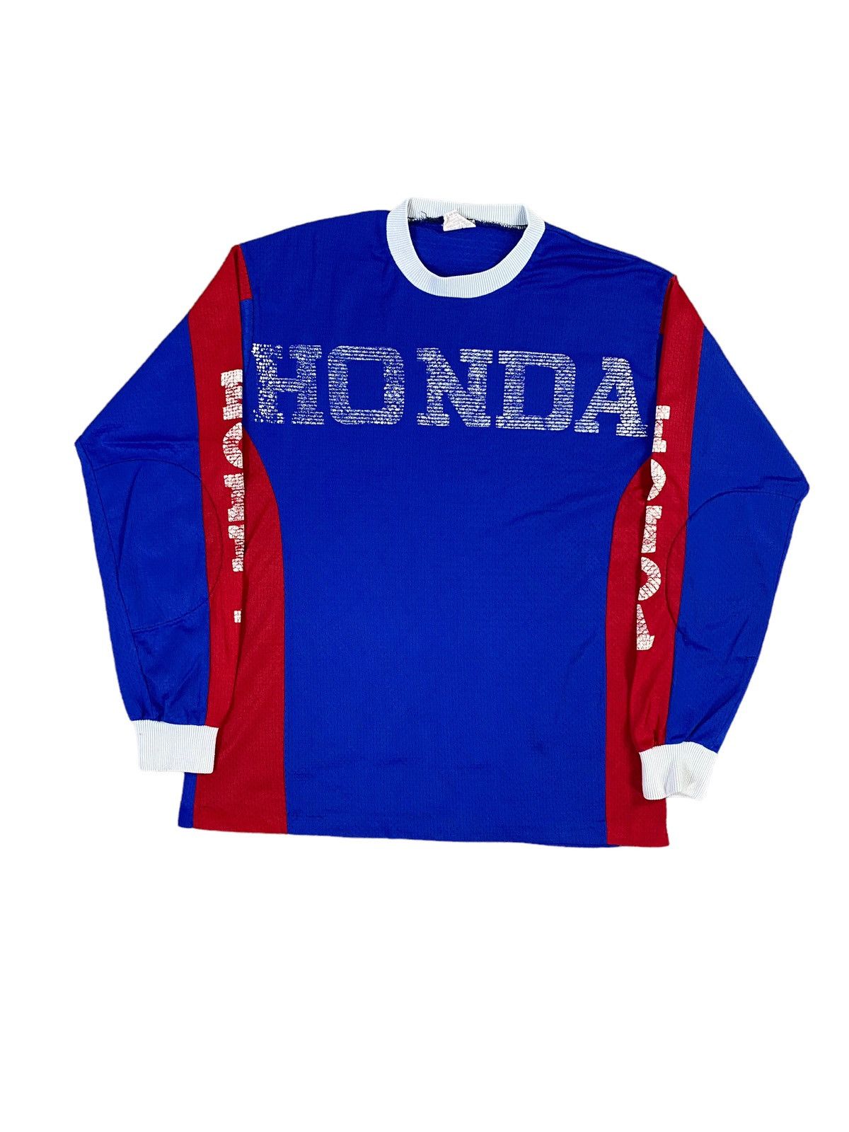 Vintage Vintage 80s Honda Racing Mesh long sleeve Jersey | Grailed