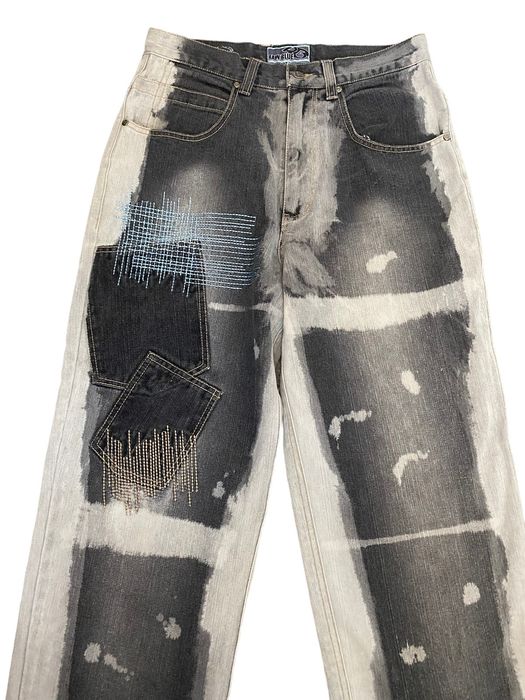 Vintage Vintage Denim Baggy Jeans Patchwork skate drip swag y2k | Grailed