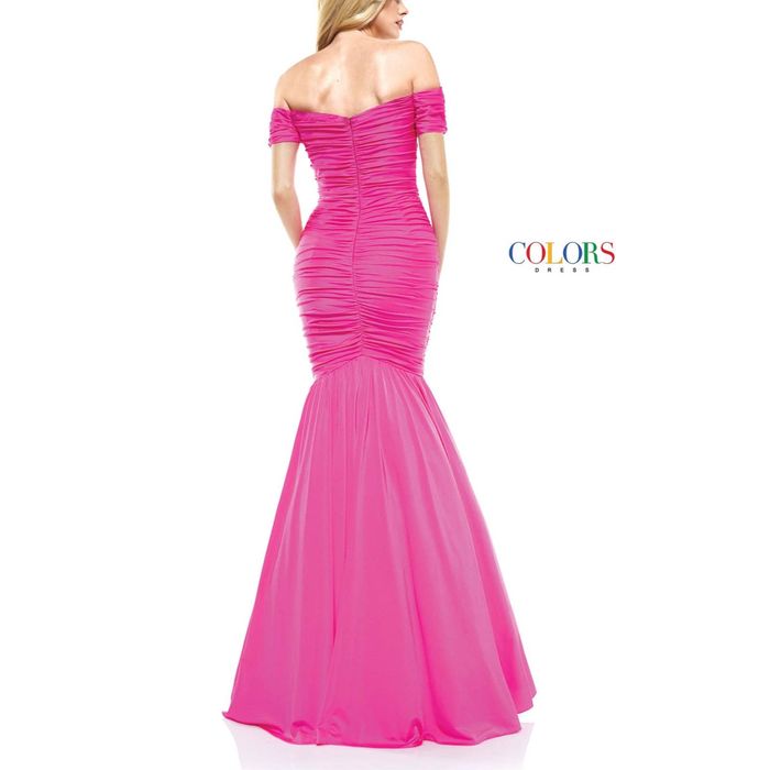 Designer COLORS DRESS Hot Pink Gown In Hot Pink | Grailed