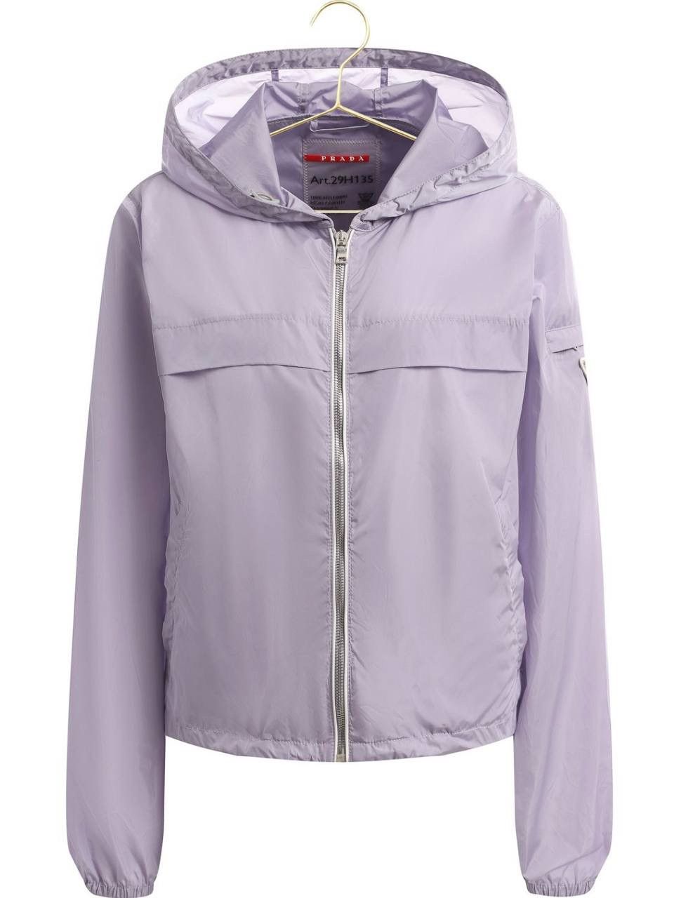 Prada GRAIL! Prada Nylon Purple Logo Tag Light Jacket | Grailed
