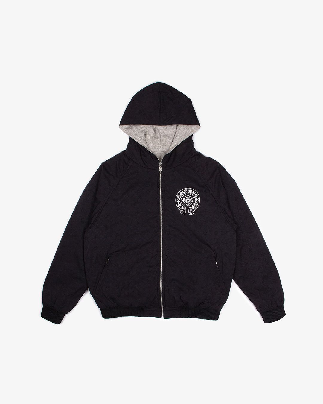 Chrome Hearts CHROME HEARTS REVERSIBLE HOODED JACKET | Grailed