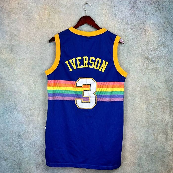 Adidas Allen Iverson Denver Nuggets Throwback Jersey M | Grailed