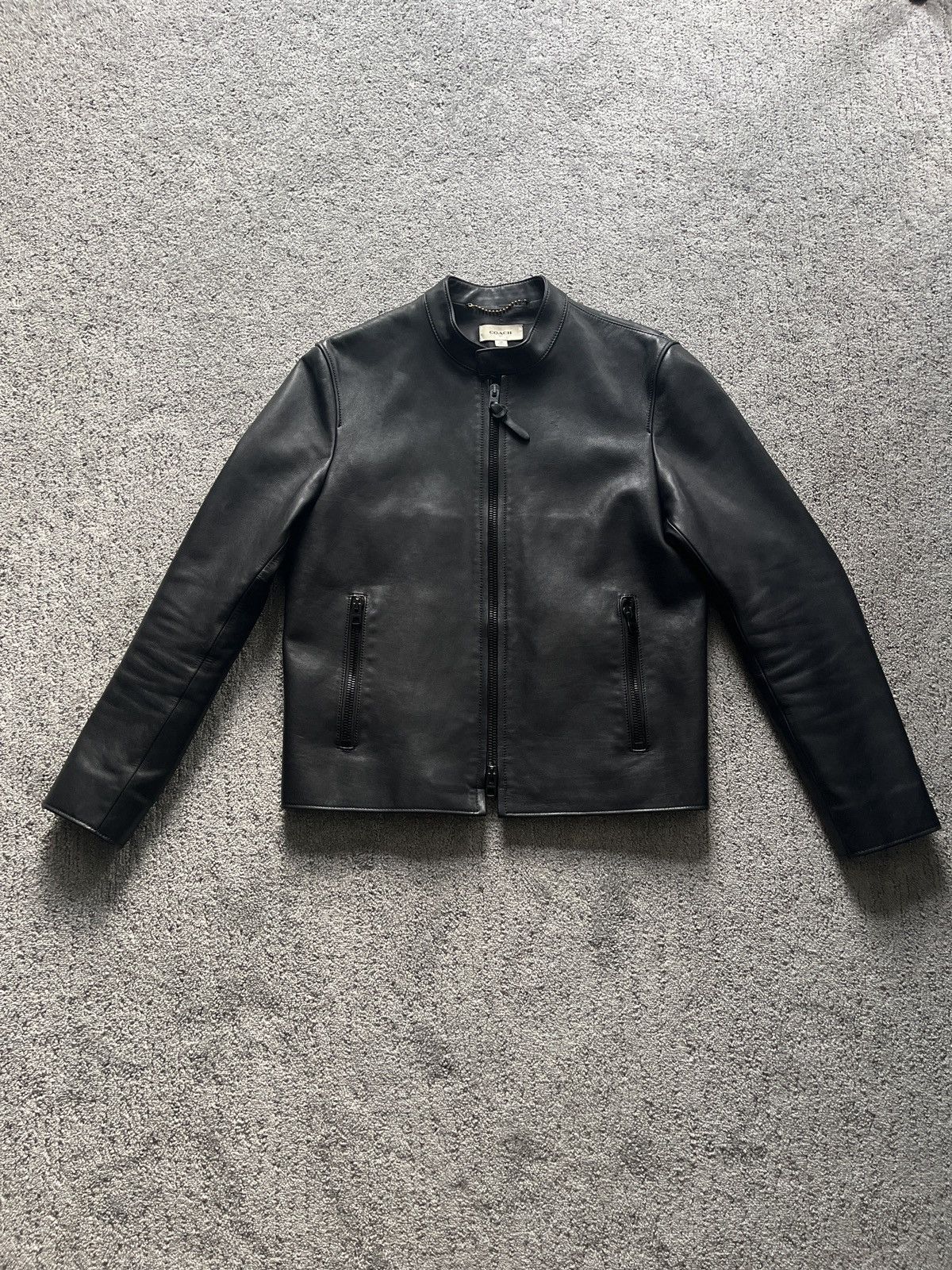 Coach Coach Leather Racer Cafe jacket | Grailed