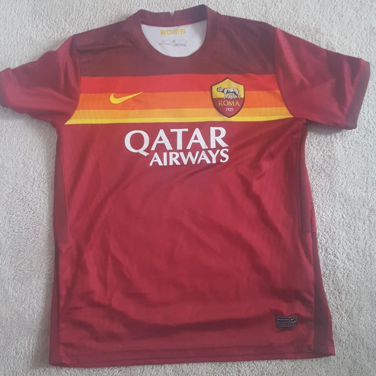 Nike 2020 2021 AS ROMA HOME KIT | Grailed