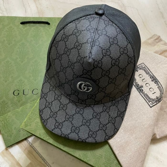 Gucci Gucci Marmont Logo Cap Mesh Emblem hat Baseball Kappe Mütze | Grailed