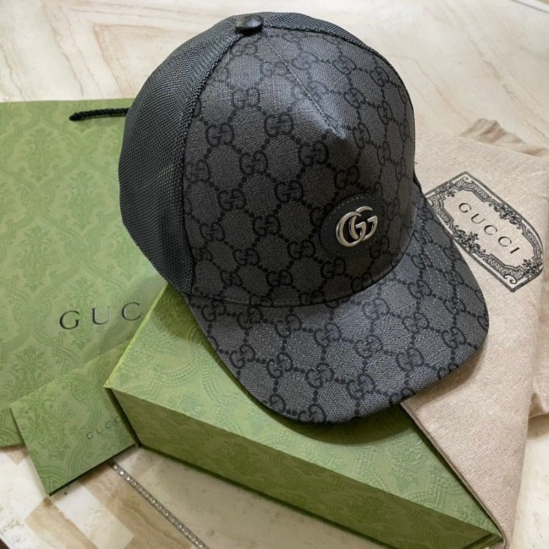Gucci Gucci Marmont Logo Cap Mesh Emblem hat Baseball Kappe Mütze | Grailed