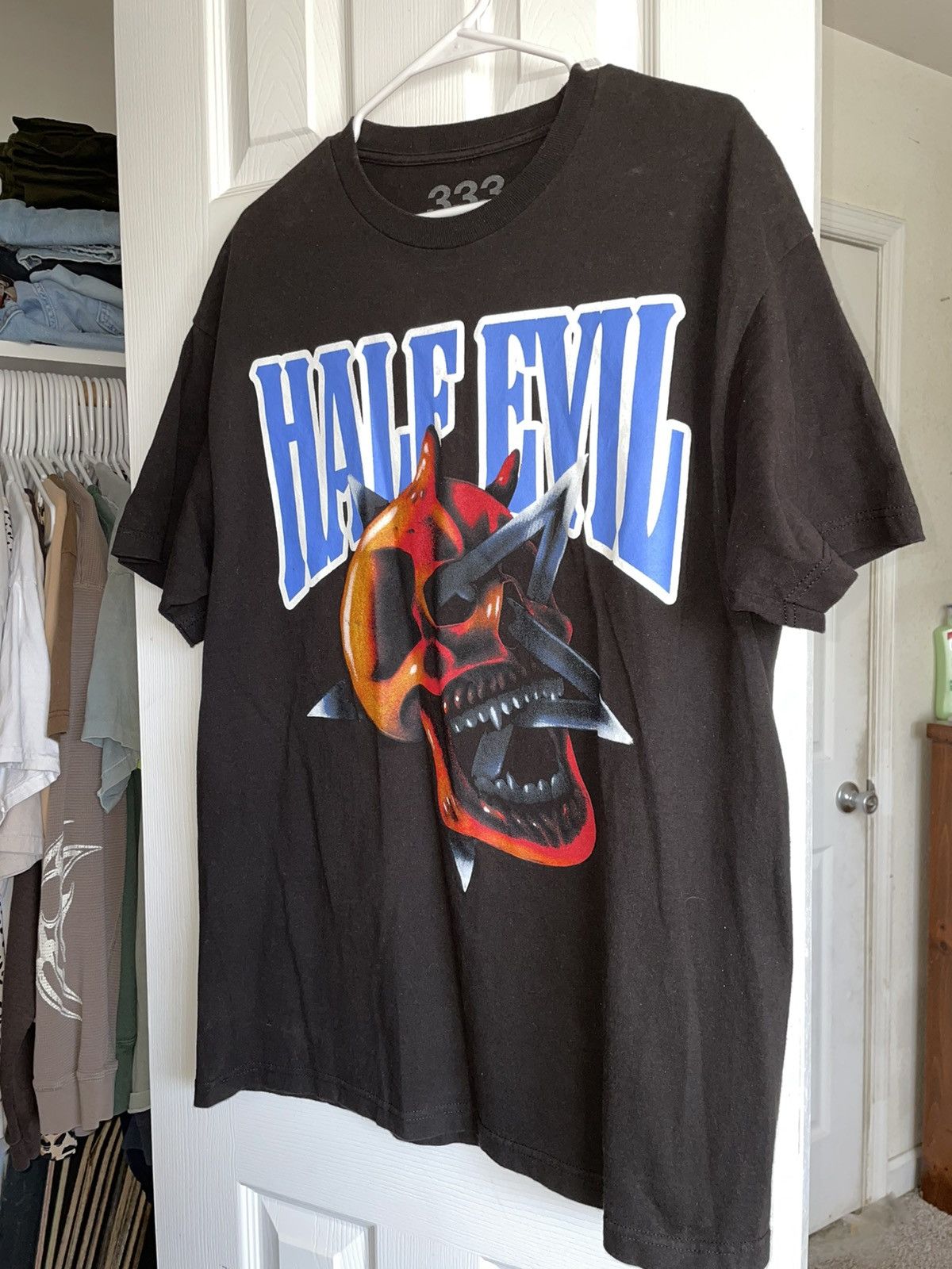 Half Evil Half Evil Skull T-Shirt | Grailed