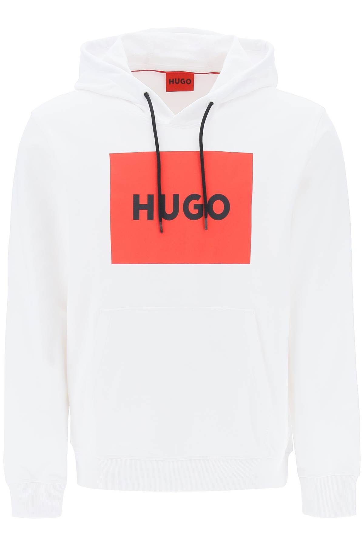Hugo HUGO Logo Box Hoodie | Grailed