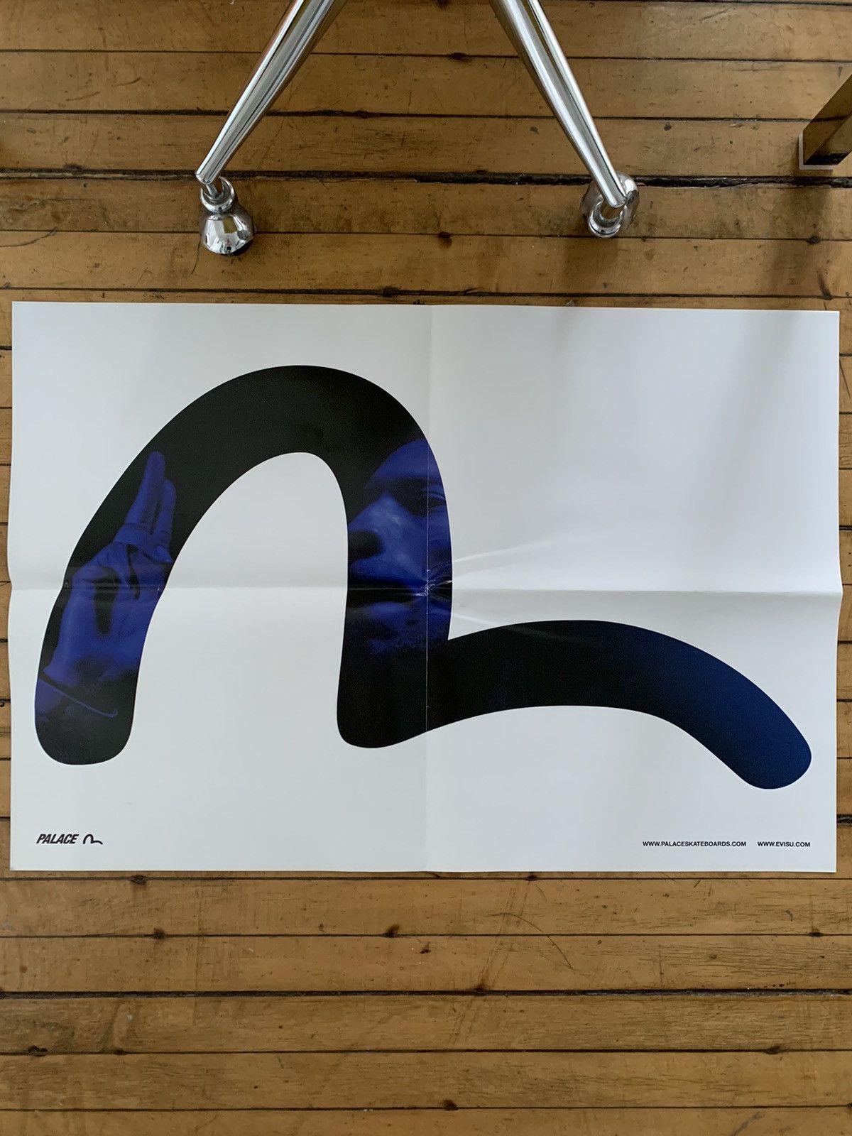 Palace Palace Evisu jeans poster | Grailed