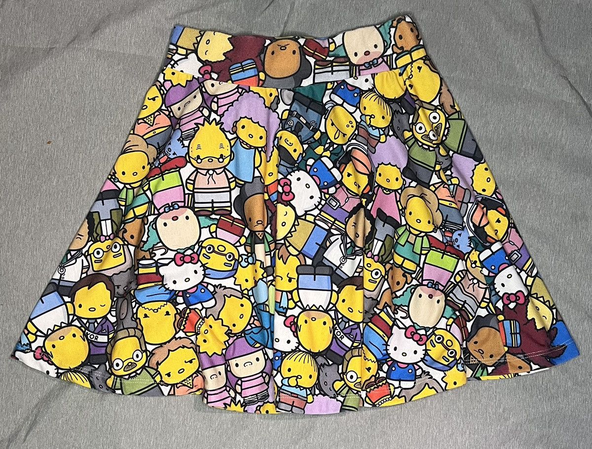 The Simpsons Hello kitty x Simpsons Japan LA pleated skirt size S | Grailed