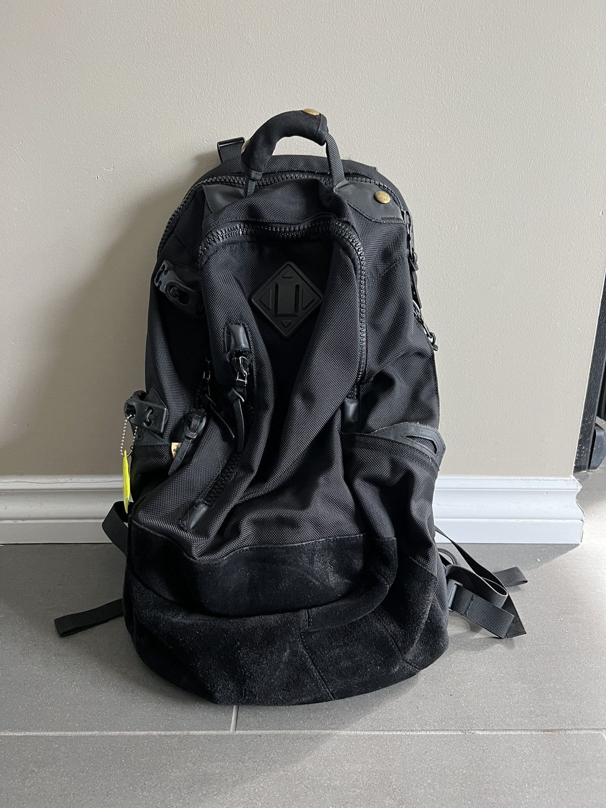 Visvim Visvim 20L Black Cordura Suede Bottom Backpack | Grailed