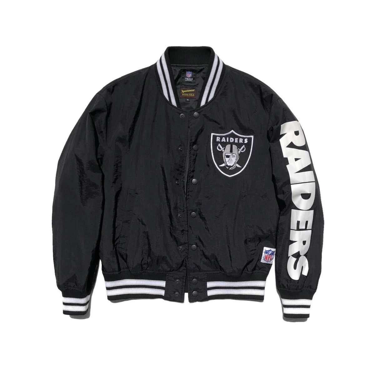 Avirex × NFL × Varsity Jacket Avirex x NFL RAIDERS Varsity Jacket | Grailed